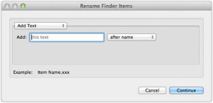 MediaStorm Guide to Changing File Names with Automator